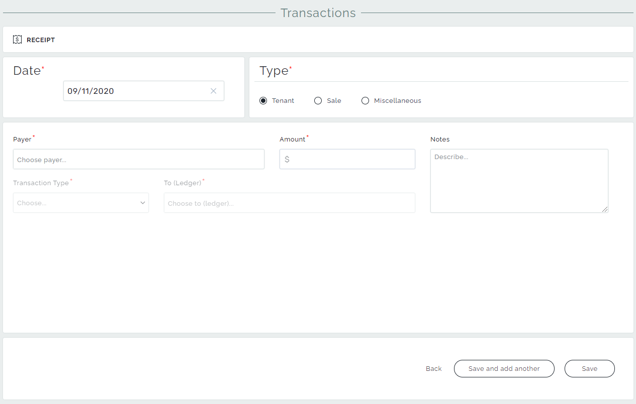Add Receipt – Twigtech